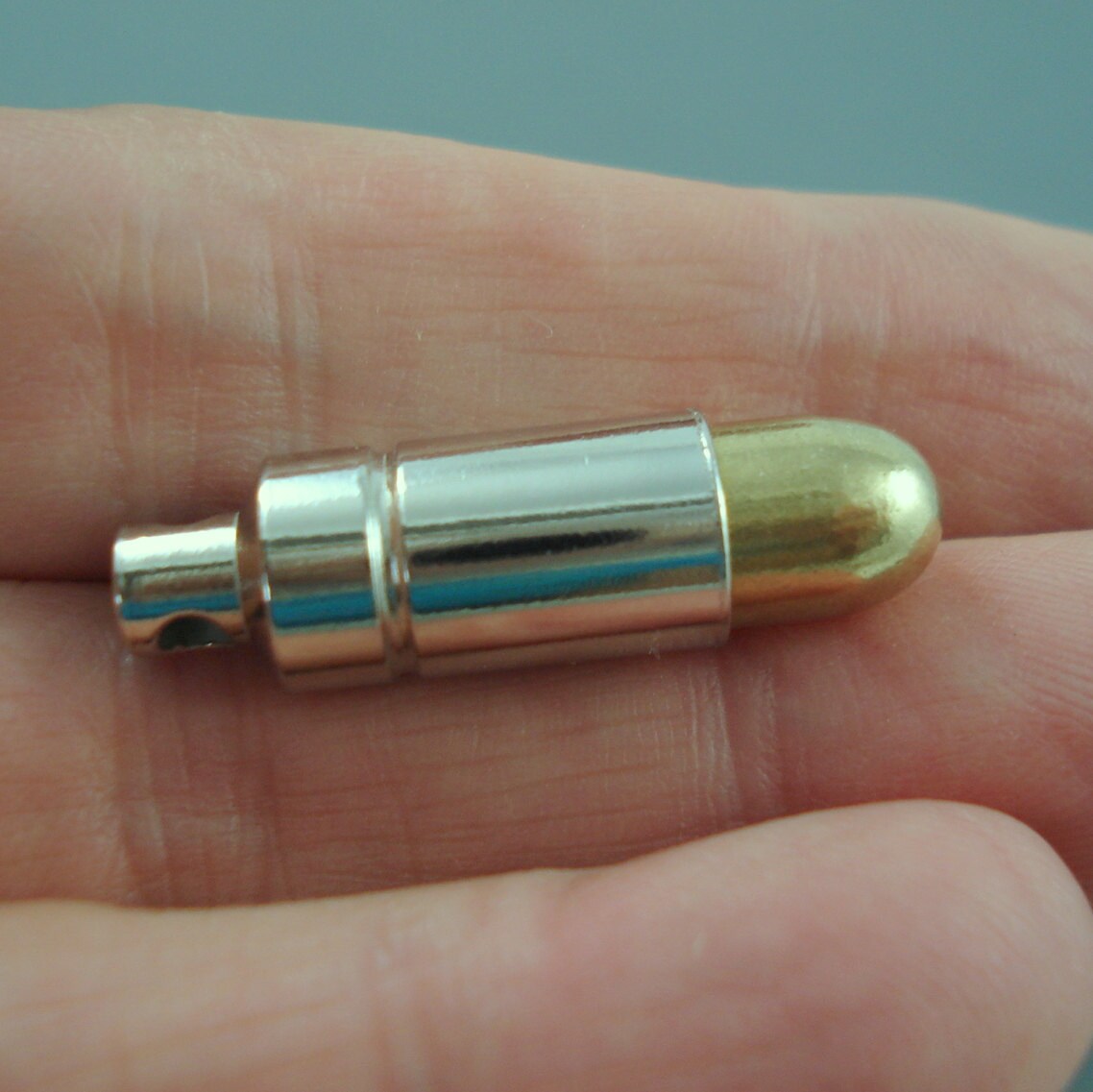 Bullet Charm With Brass Tip Large Pendant Charm 3D Charm - Etsy