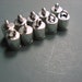 8MM End Cap, TEN Ornate 8mm Caps for Leather Kumihimo or Cord CAP8-001 ...