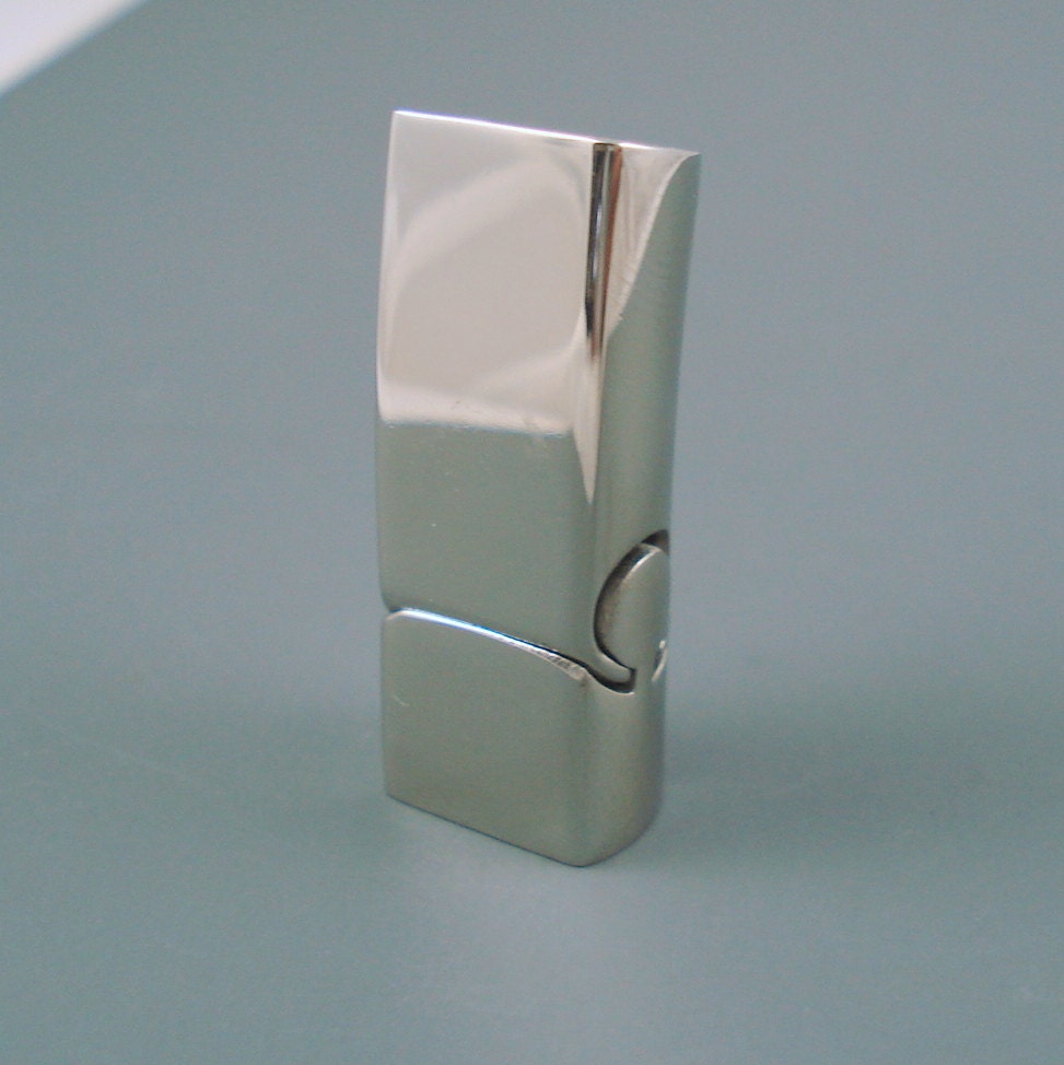 Stainless Steel Magnetic Flat Clasp Large Interlocking Clasp - Etsy