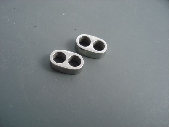 Stainless Steel Slide Two Pieces 7.5MM X 12MM 4MM Inside | Etsy