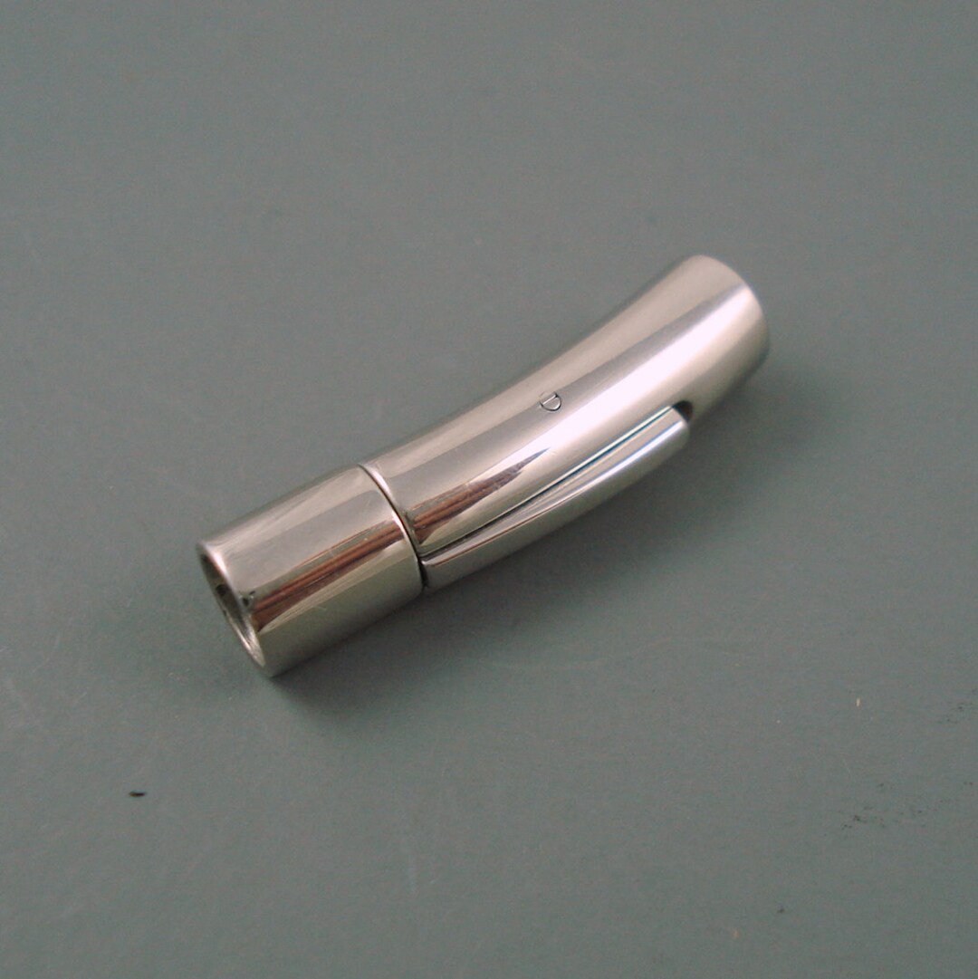 Stainless Steel Clasp, 5MM Stainless Steel Screw Type Clasp for Leather ...