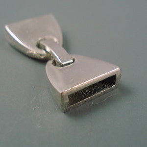Fold Over Latch End Cap Clasp, Silver Finish 28MM X 12MM Clasps ...