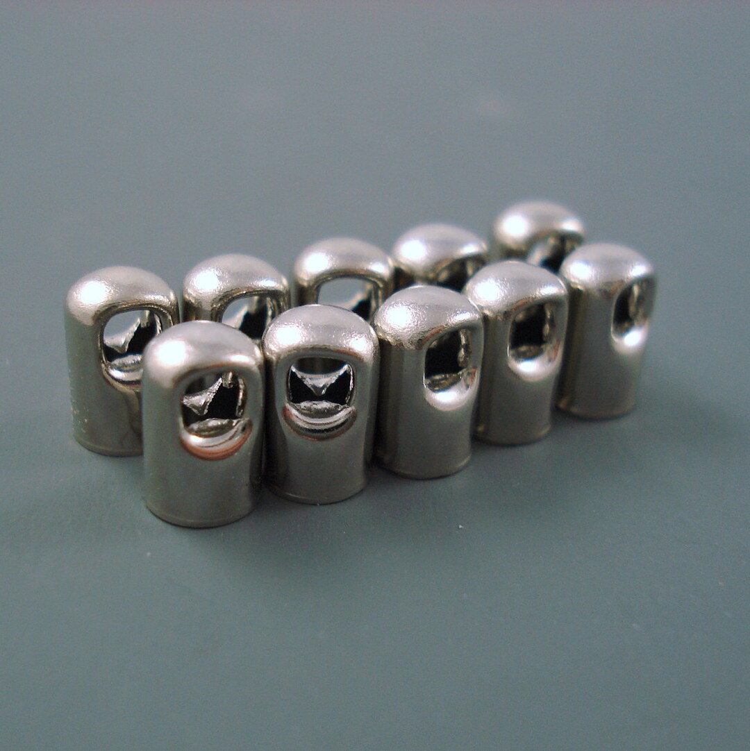 End Cap, 4MM Brass Plated Cap for Leather or Cord, TEN Pieces, 4mm Cap ...