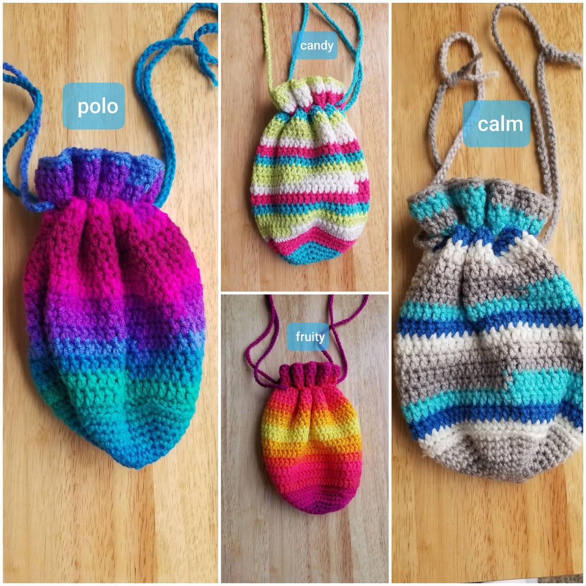 Spring Bag Stripes Bags and Purses Drawstring Bag | Etsy