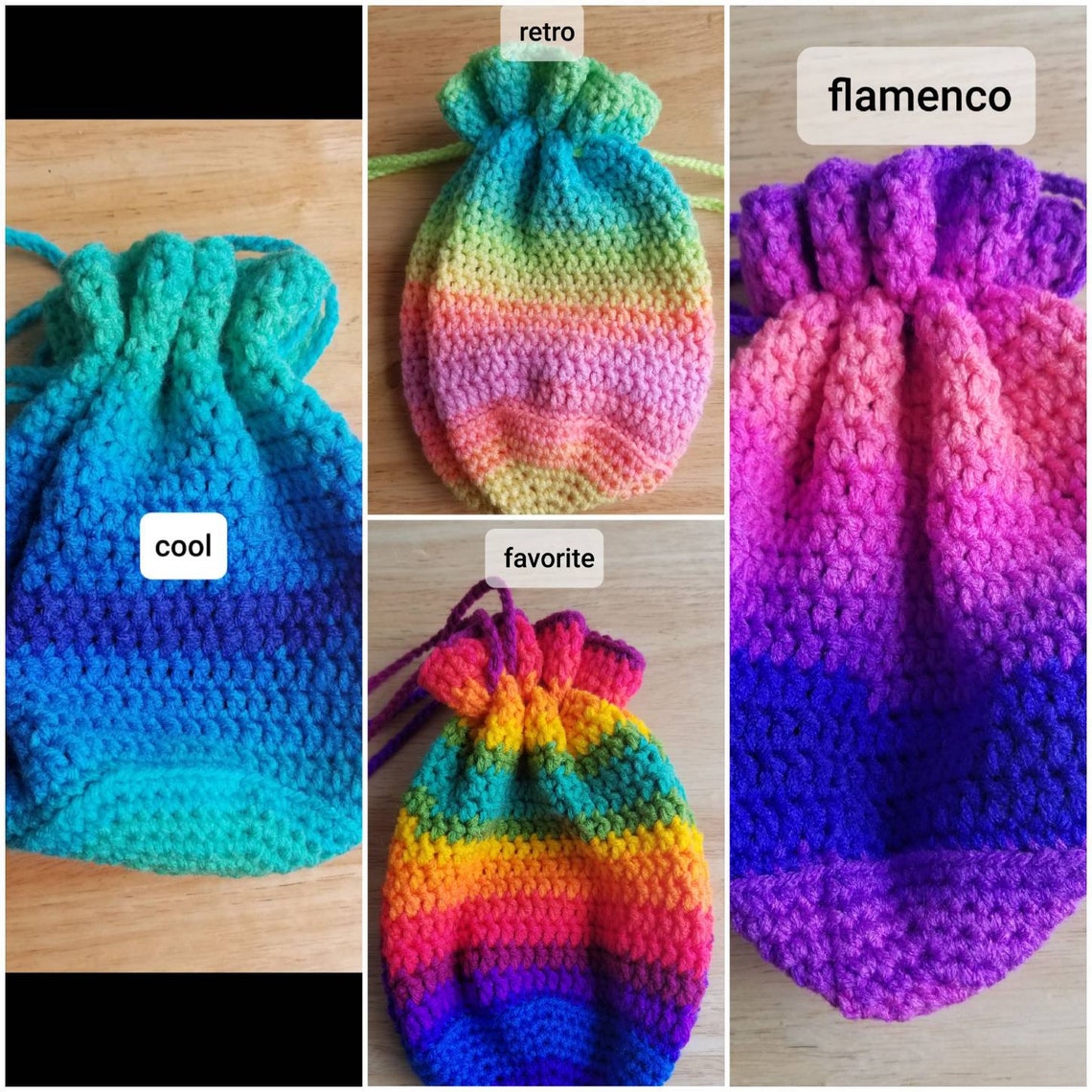 Spring Bag Stripes Bags and Purses Drawstring Bag - Etsy