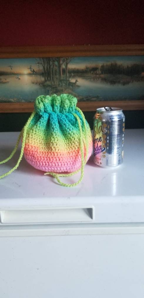 Spring Bag Stripes Bags and Purses Drawstring Bag | Etsy