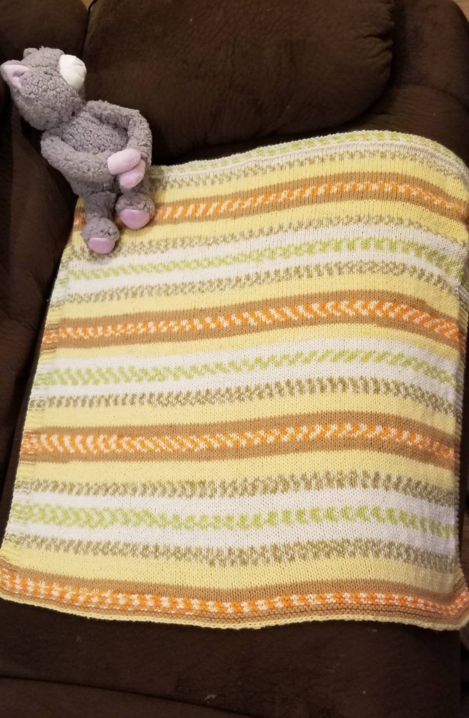 Baby Fair Isle Blanket. Baby Blanket Acrylic Blanket Baby | Etsy