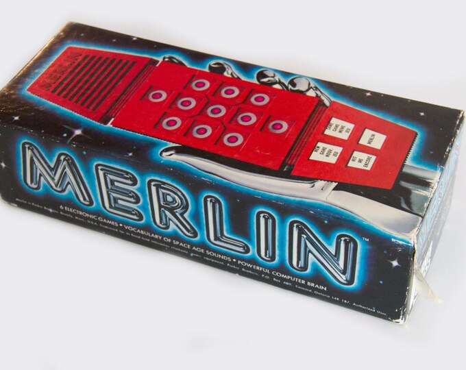 Vintage Merlin Hand Held Electronic Game Vintage Games - Etsy