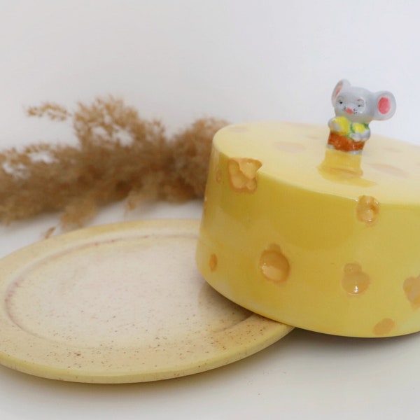 Covered Cheese Dish - Etsy