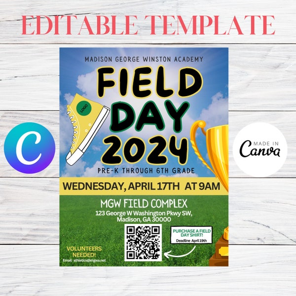 Field Day Invitation - Etsy