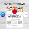 Double Good Popcorn Fundraiser Flyer Template – Editable Canva Design ...