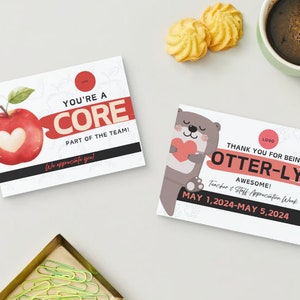 Pun Editable Teacher Appreciation Week | Staff Appreciation Week ...