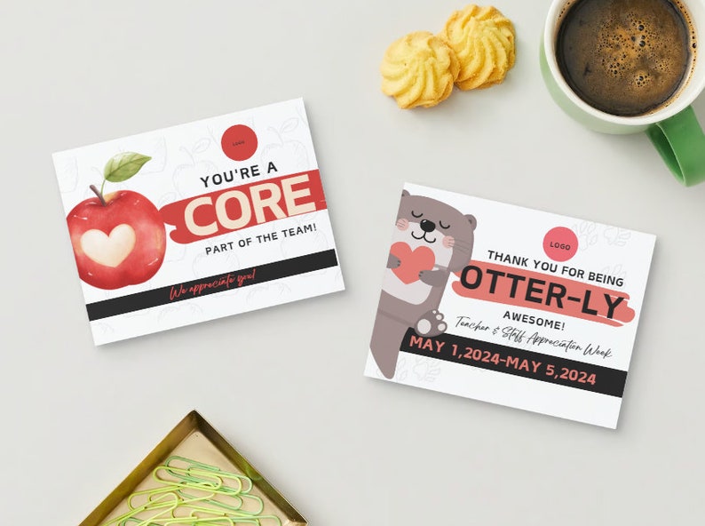 Pun Editable Teacher Appreciation Week | Staff Appreciation Week ...