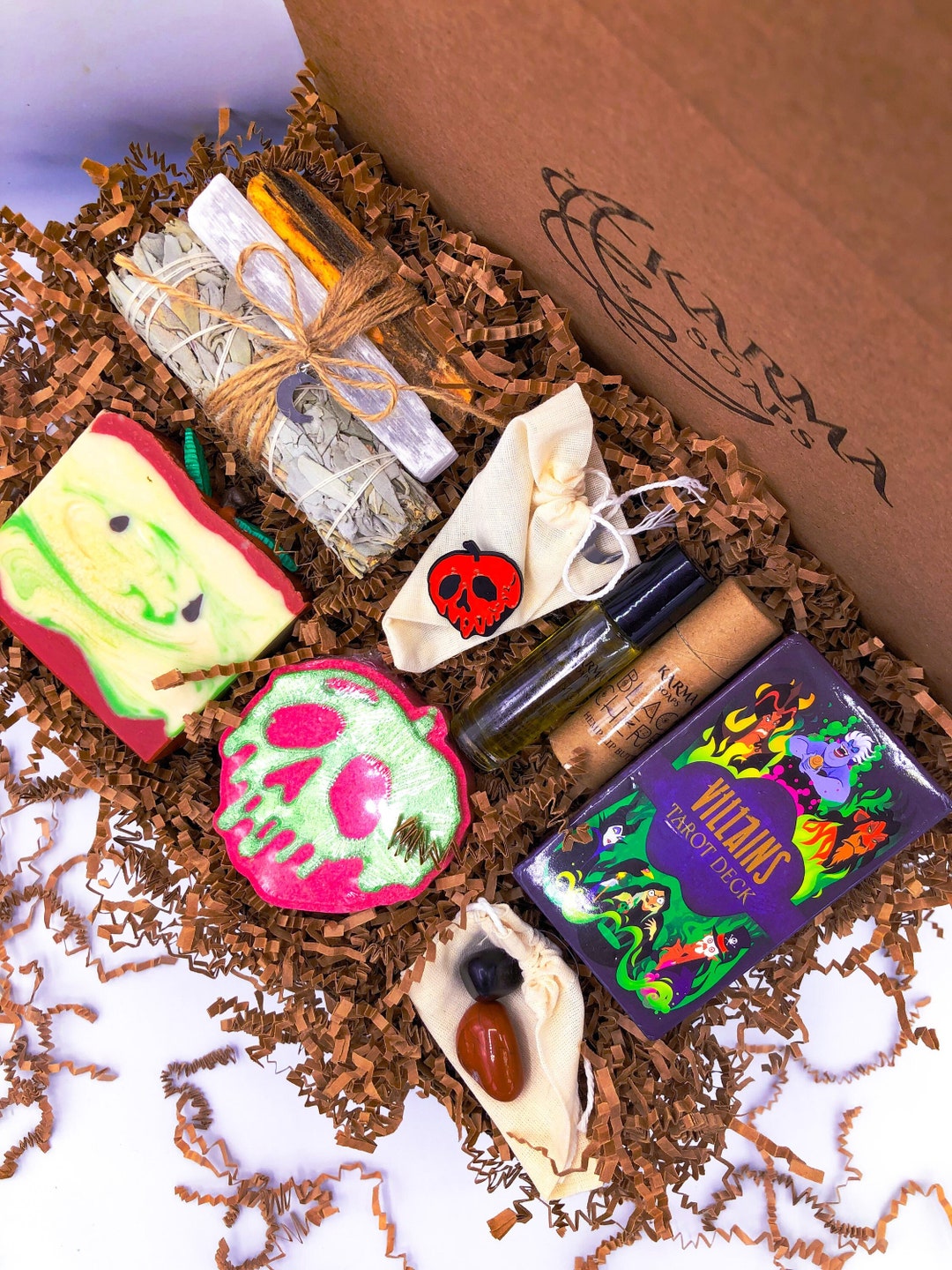 Villains Tarot Poison Apple Witchy Gift Box | Self Care Gift Set | Gift ...