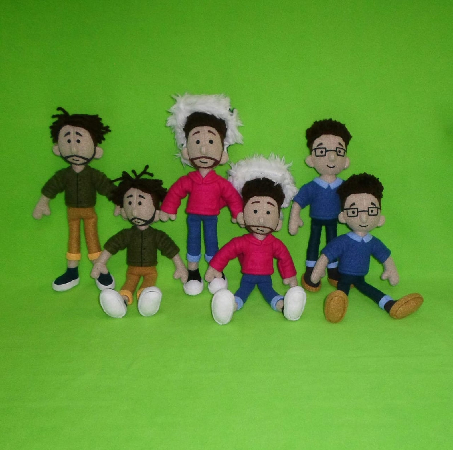 AJR Band Cartoon Plushies Handmade Free Shipping | Etsy