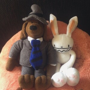 Sam & Max Plushies - Free Shipping! - Etsy