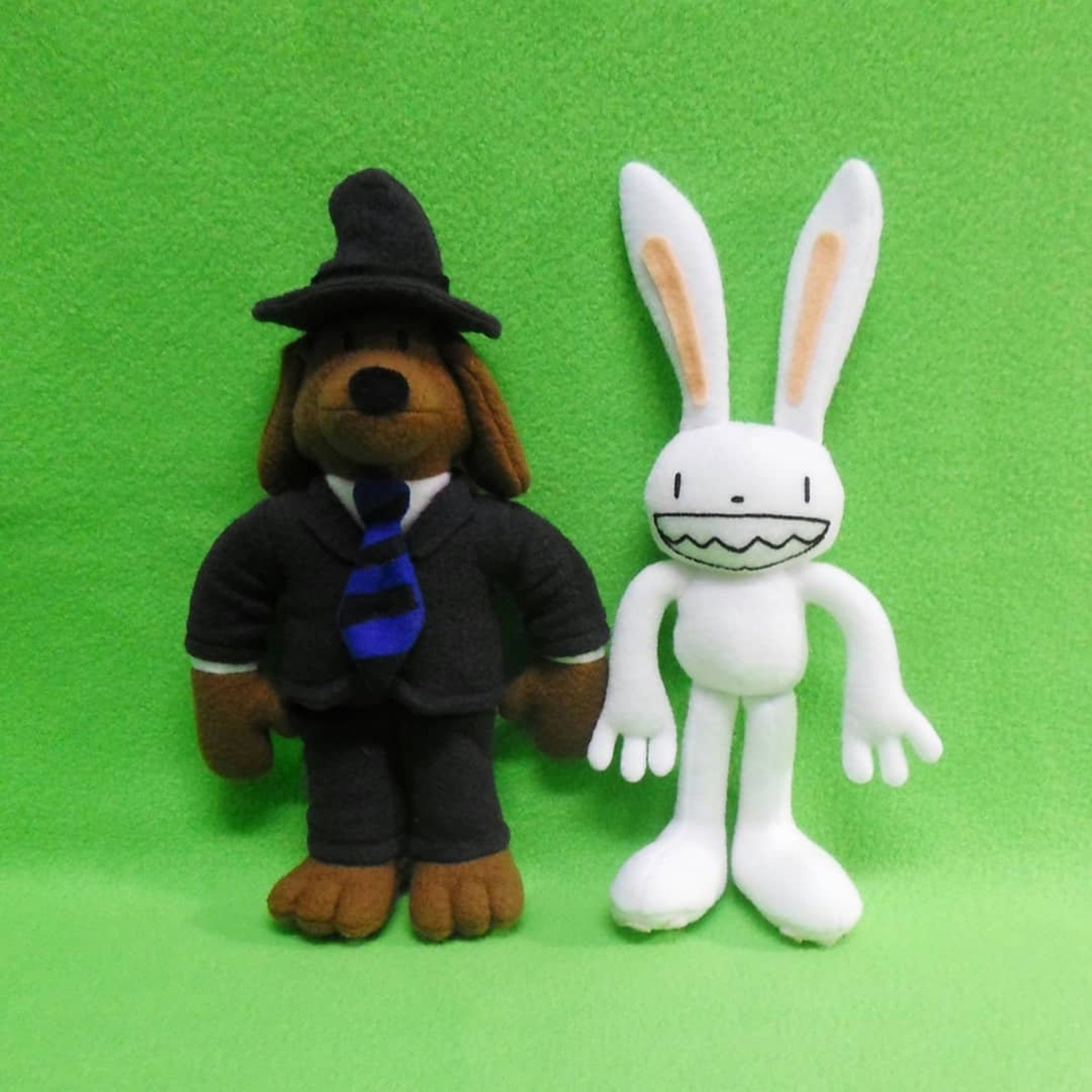 Sam & Max Plushies Free Shipping - Etsy