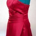 Red Corset Strapless Satin Prom Dress, Vintage 1990s Prom Dress - Etsy