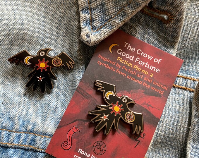 Support Your Local Murder Crow Pin Hard Enamel Stocking Stuffer Gift ...