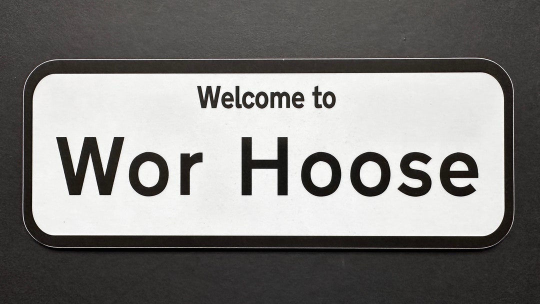 Welcome to Wor Hoose! Geordie House Warming Present Newcastle Replica ...