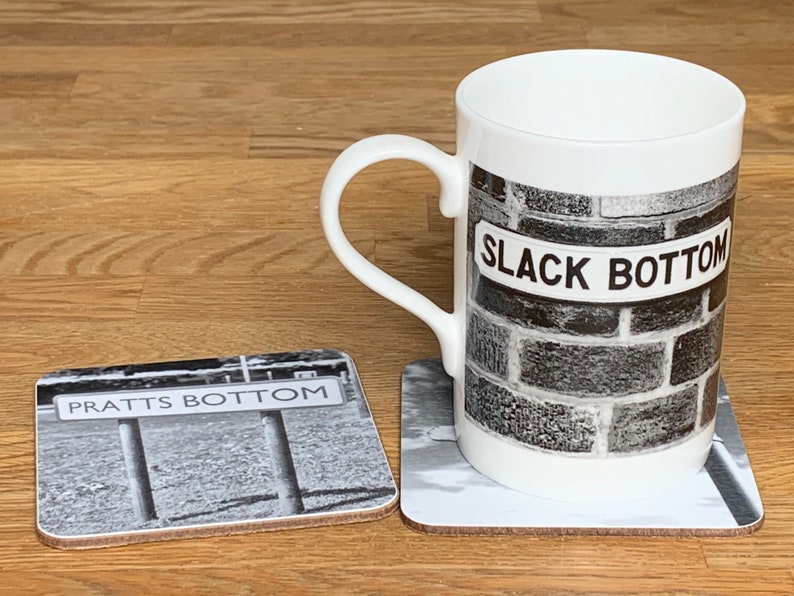 Funny Rude Slack Bottom UK Coaster Letterbox Valentines Housewarming ...