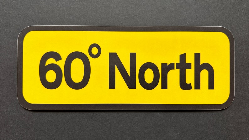 60 North Shetland Replica Road Sign Secret Santa Verjaardagscadeau ...