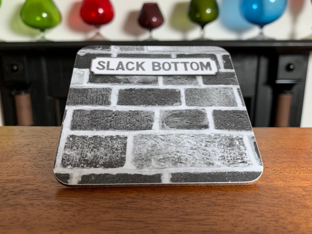 Funny Rude Slack Bottom UK Coaster Letterbox Valentines Housewarming ...