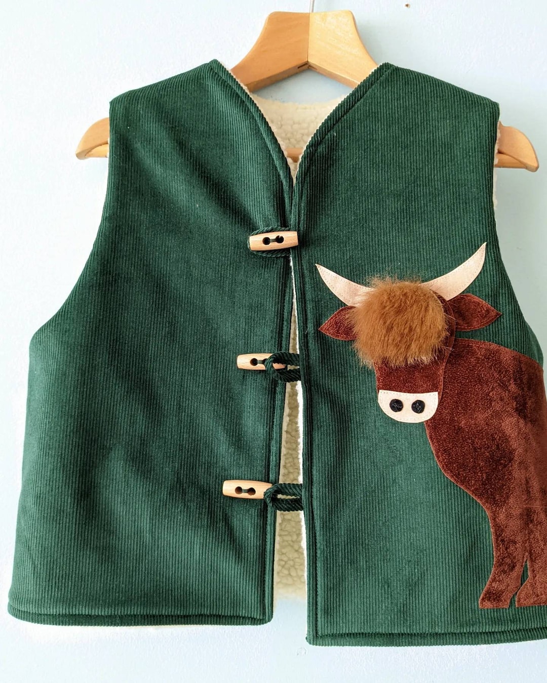 Hamish the Highland Cow Waistcoat - Etsy