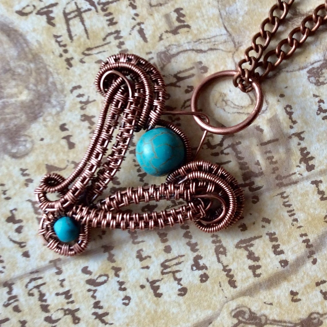 Handmade Copper Pendant Antiqued Copper Pendant Copper and - Etsy Singapore