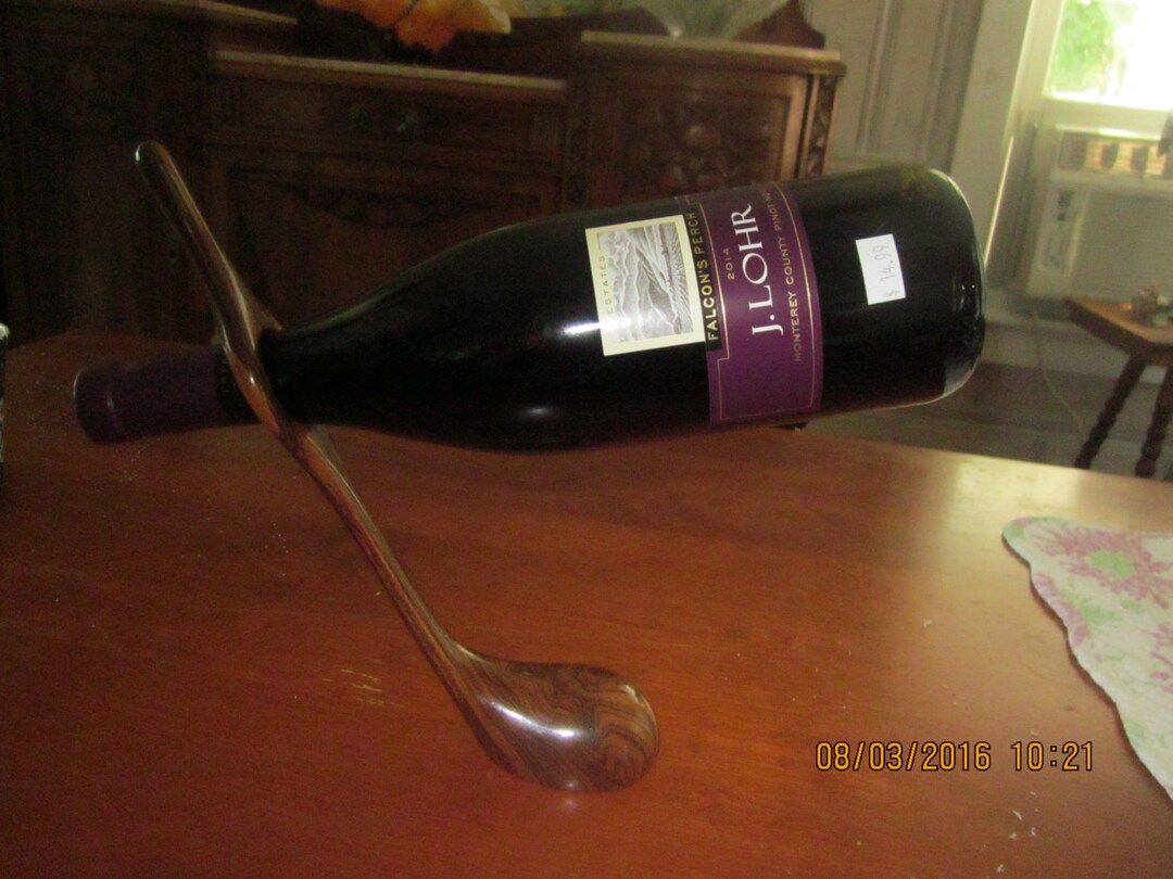 Zebra Wood Wine Display Golf - Etsy