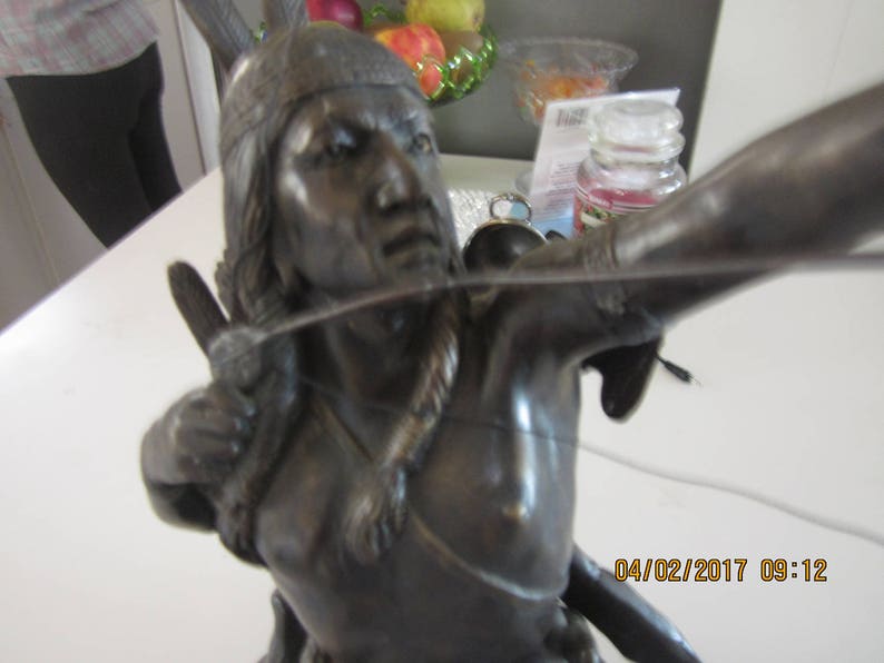 Bronze Indian With Arrow - Etsy