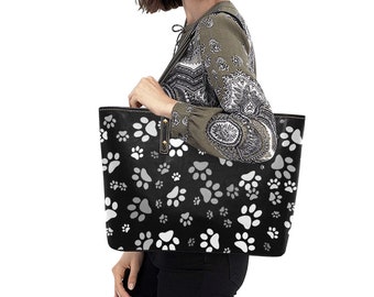 Dog Print Tote - Etsy