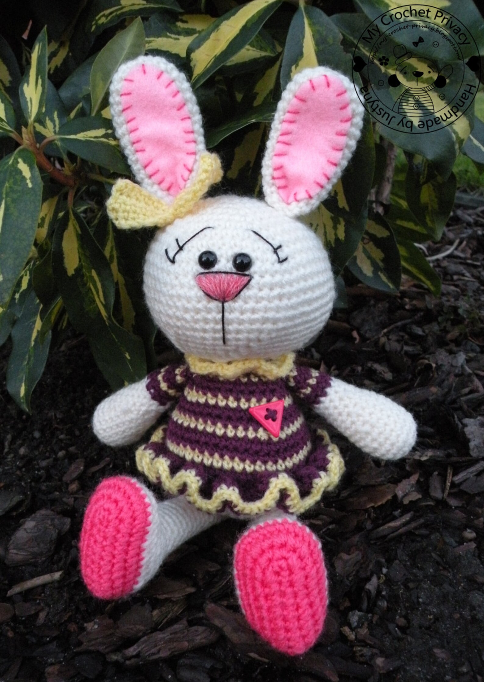 Crochet Pattern - the Colourful Bunny - Etsy