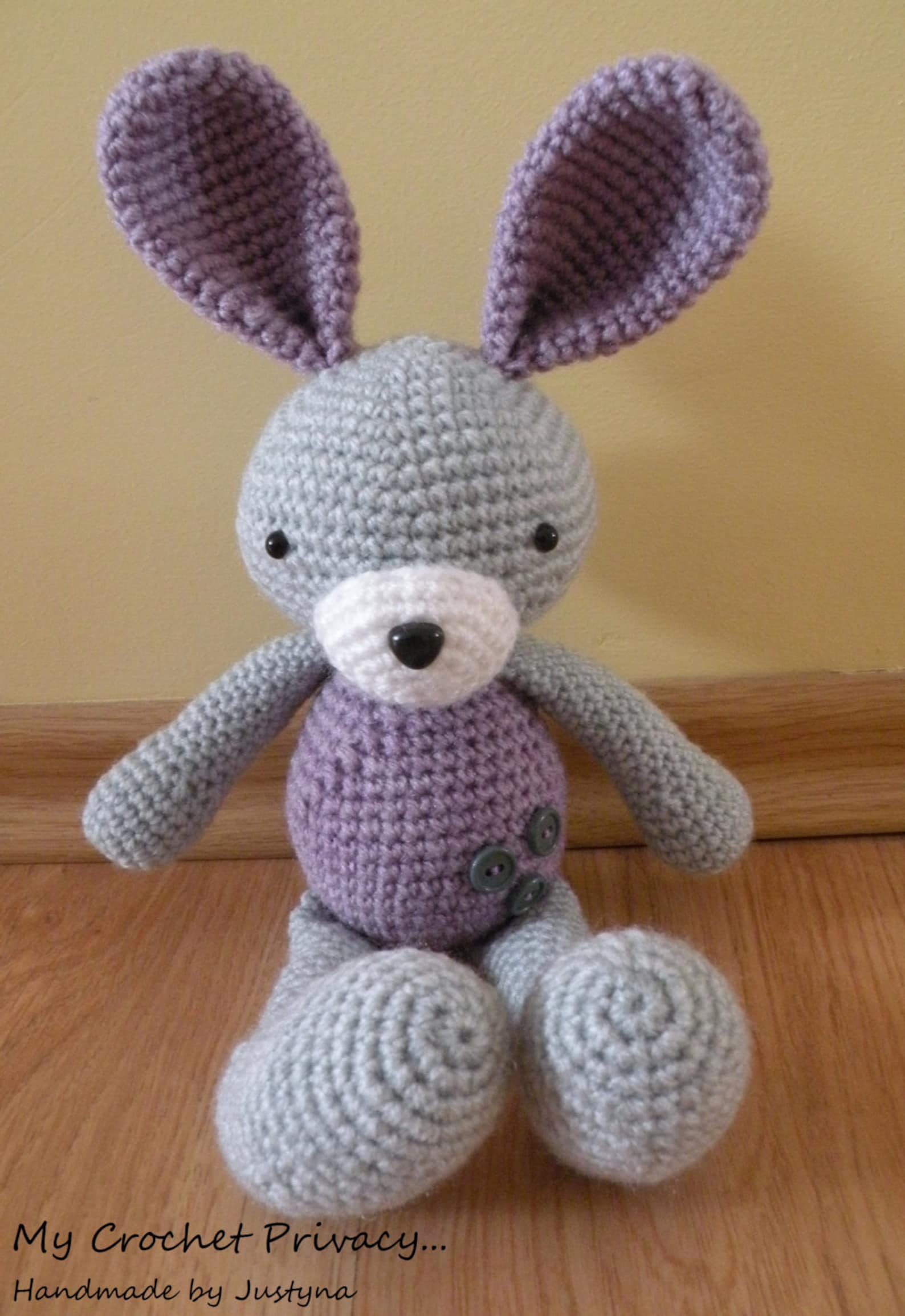 Crochet Pattern - Floppy the Bunny - Etsy