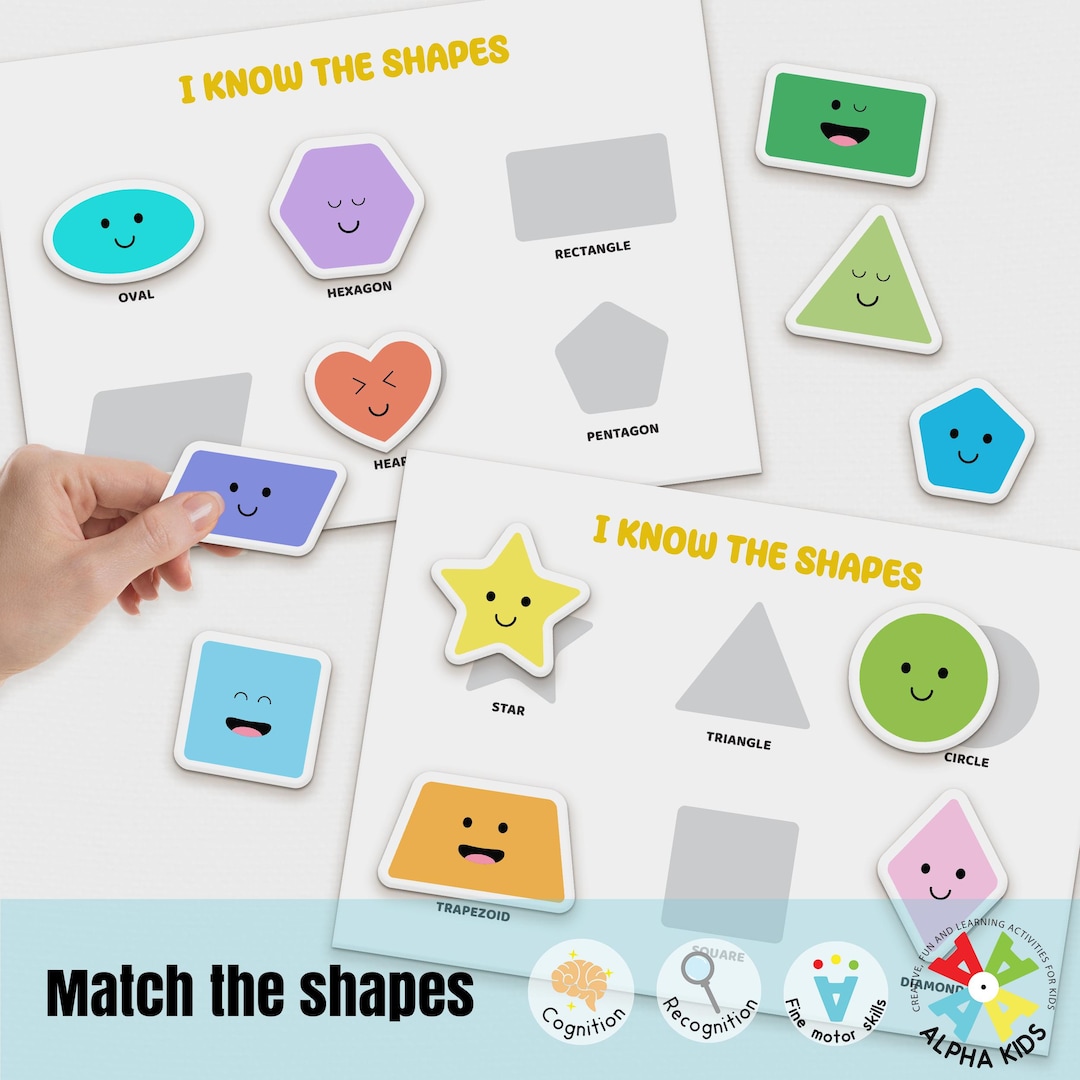 Printable Shadow Activity, Match the Shapes Shadow Activity ...
