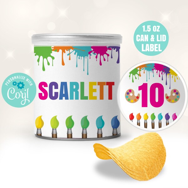 Paint Can Label - Etsy