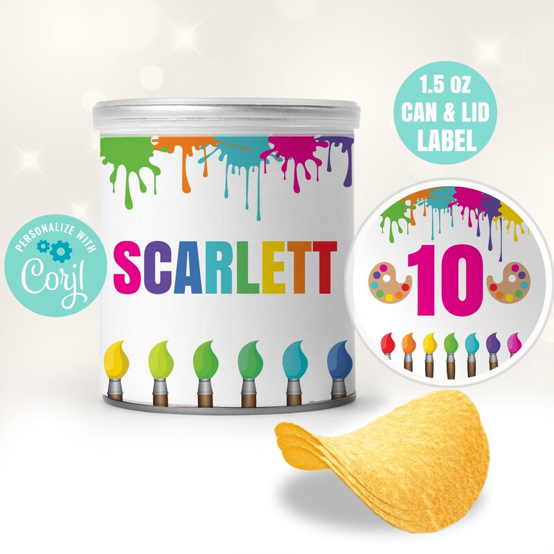 Paint Can Label - Etsy