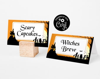 Halloween Tent Cards | Etsy