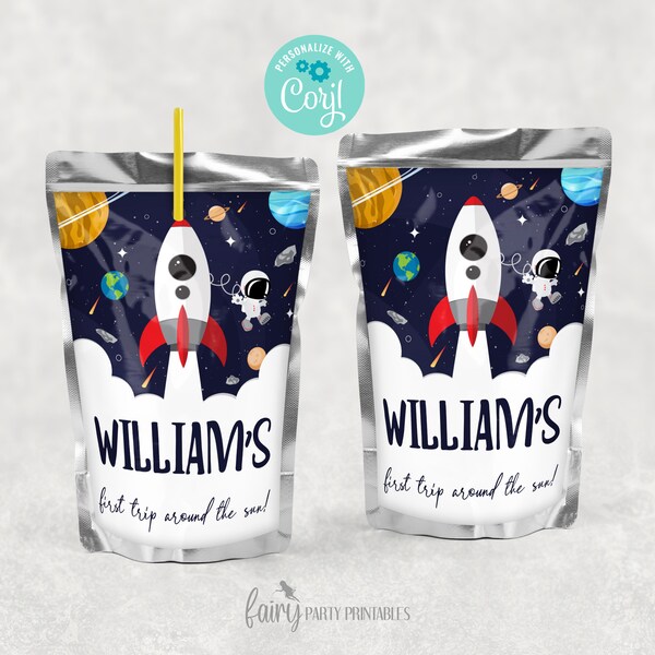 Outer Space Labels - Etsy