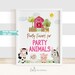Printable Farm Party Favors Table Sign, Farm Animals Favors Station ...