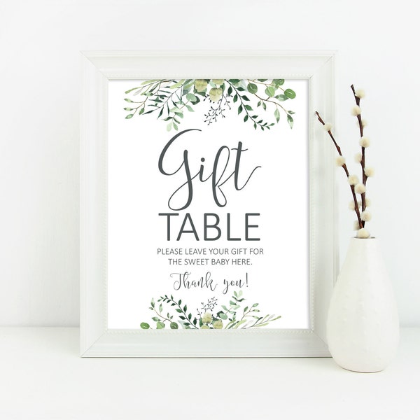 Gift Table Banner - Etsy