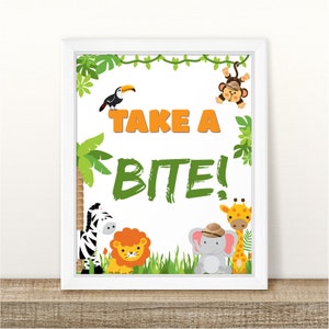 Printable Food Station Birthday Table Sign, Food Table Birthday Sign ...