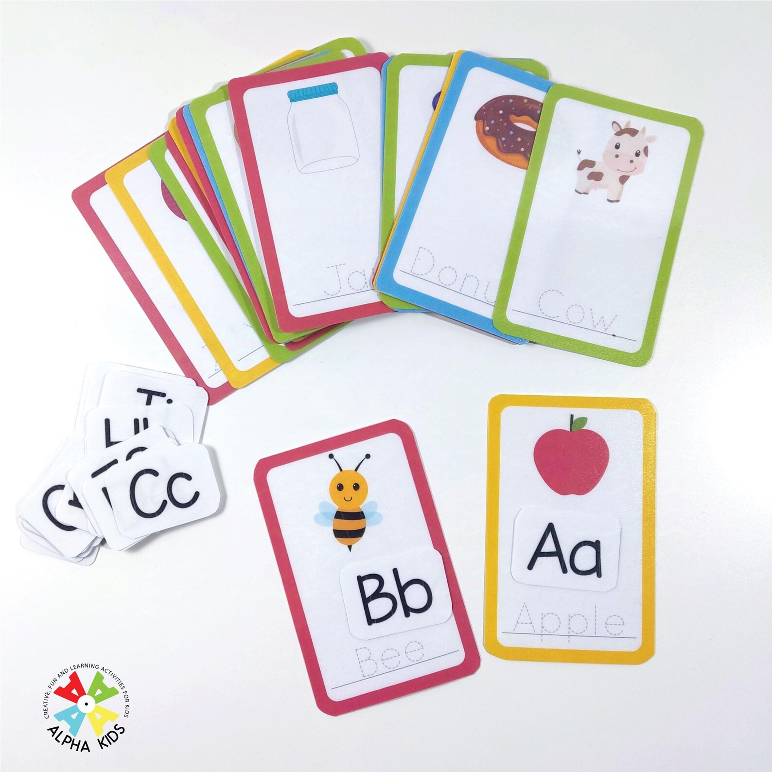 Printable Alphabet Learning Activity, Match Letters Toddler Activity ...
