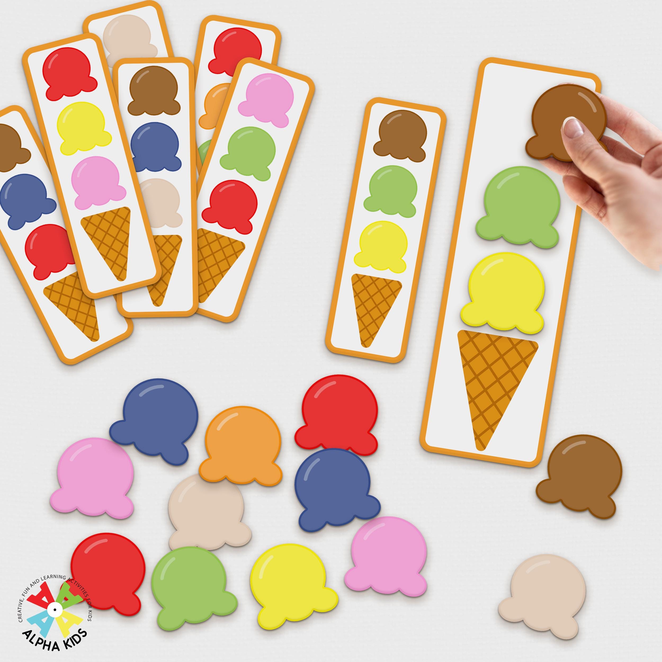Printable Make an Ice Cream Cone, Ice Cream Cone Activity , Make an Ice ...