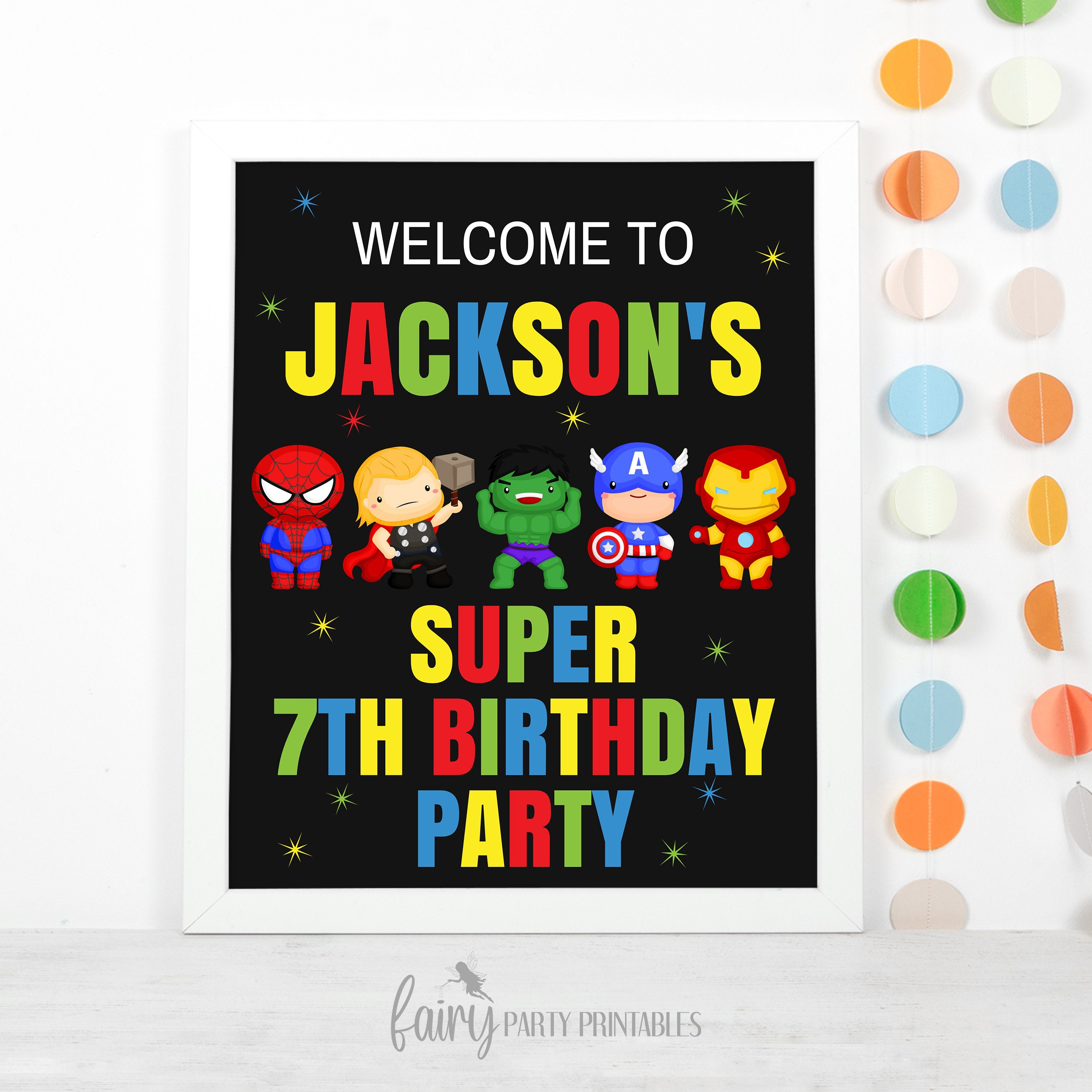 EDITABLE Printable Superheroes Welcome Sign Superhero - Etsy Australia