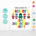 EDITABLE Printable Superheroes Welcome Sign Superhero - Etsy