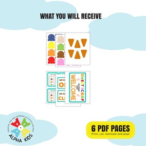 Printable Ice Cream Shop, Pretend Play Ice Ceam Shop, Dramatic Play ...