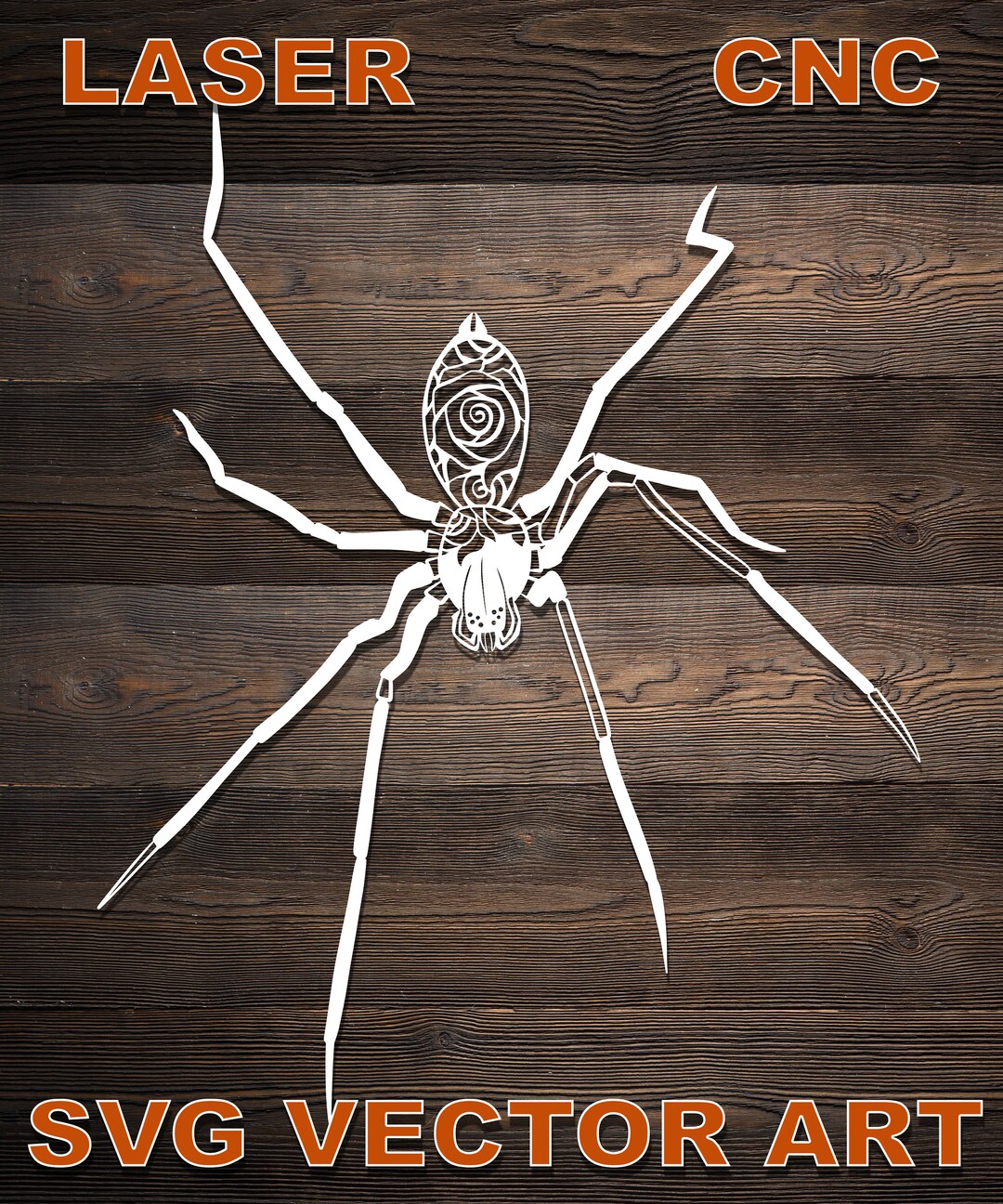 Rose Spider Mandala SVG File - Laser, CNC, Cricut - Etsy