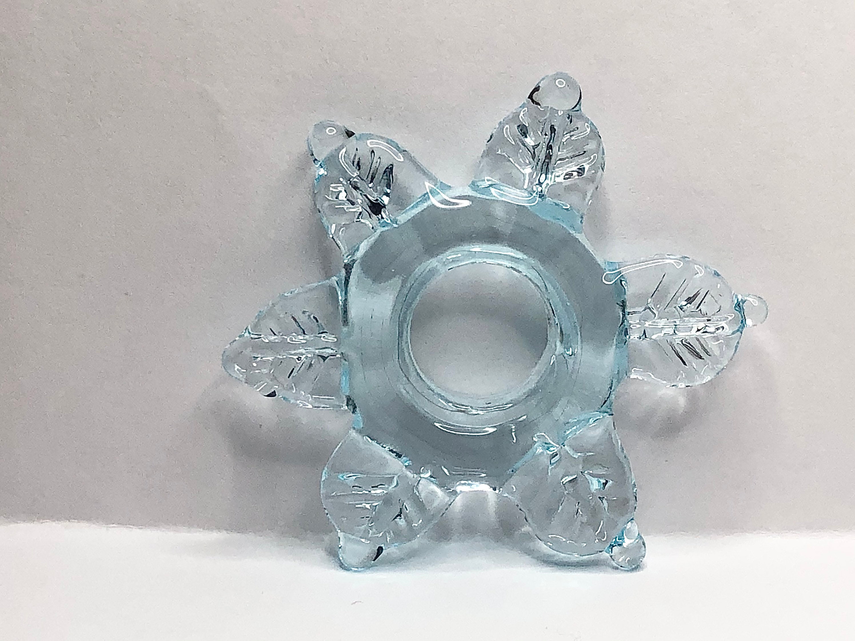 Flat Flower Aqua Snowflake - Etsy