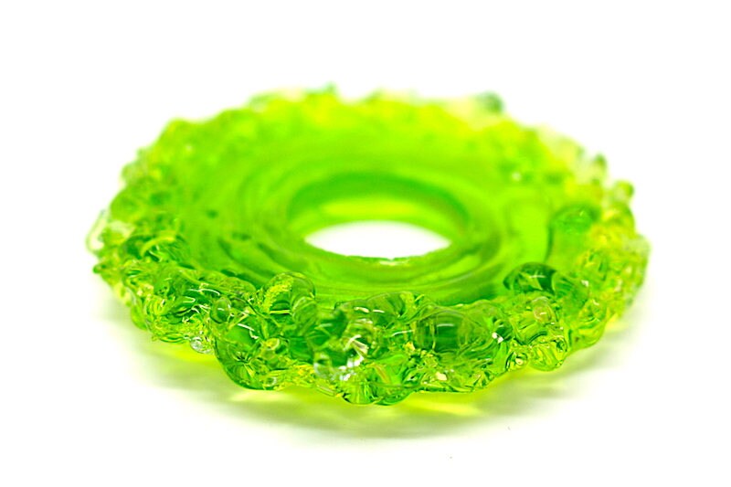 DROPICAL DISC disco grande verde manzana transparente - Etsy España